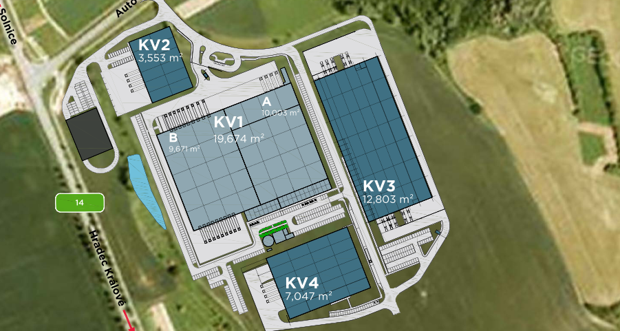 Sklady CTPark Kvasiny | Czech Warehouses